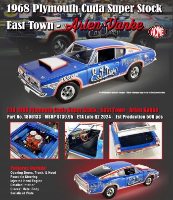 Cuda Drag Car “Arlen Vanke” – 1968 – StageWonRestoration.com ...