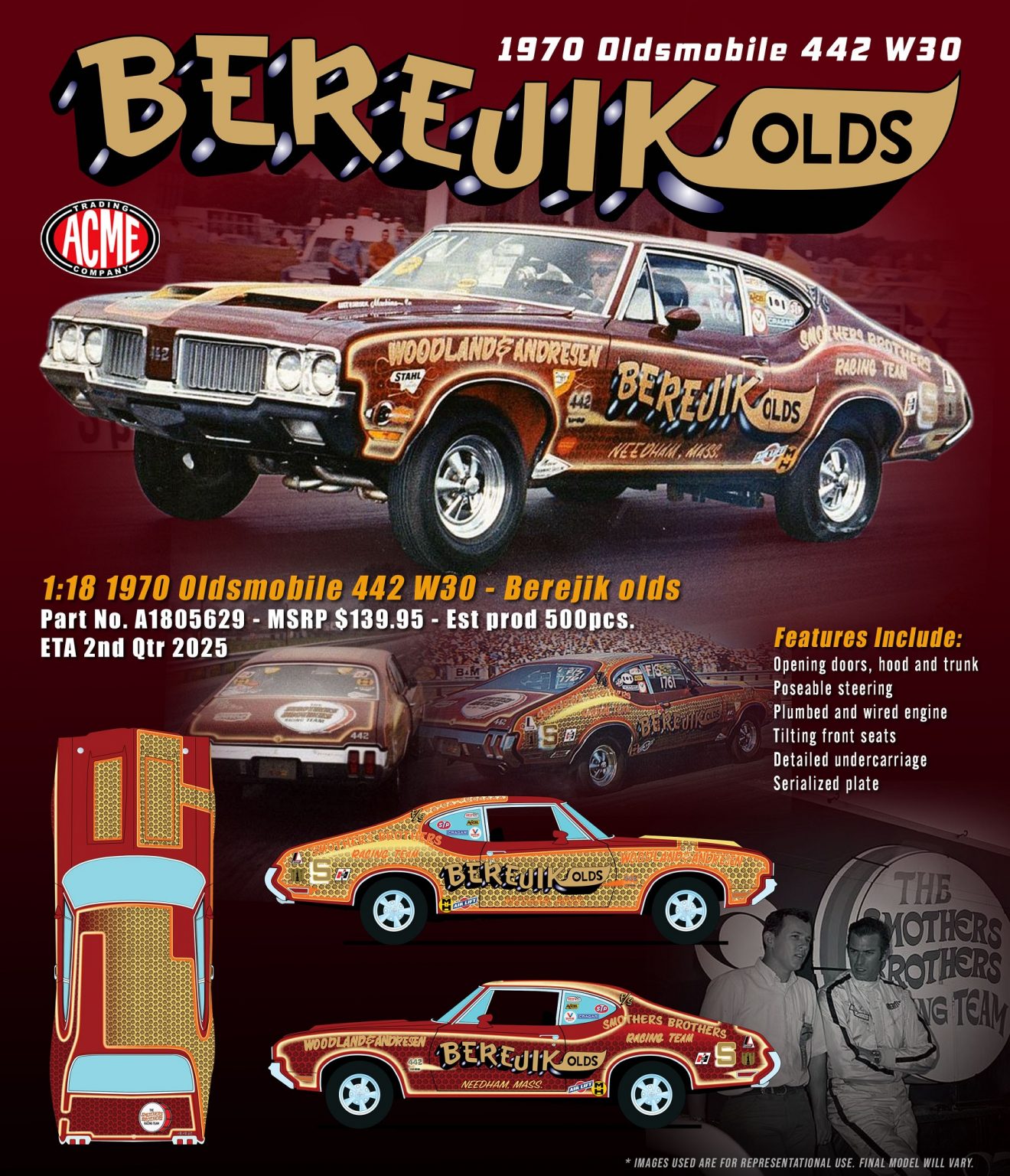 Olds 442 “Berejik” Drag Car – 1970 – StageWonRestoration.com ...