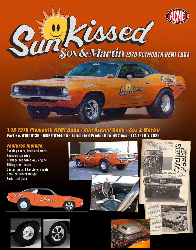Cuda Drag Car “Sun Kissed” – 1970 – StageWonRestoration.com ...